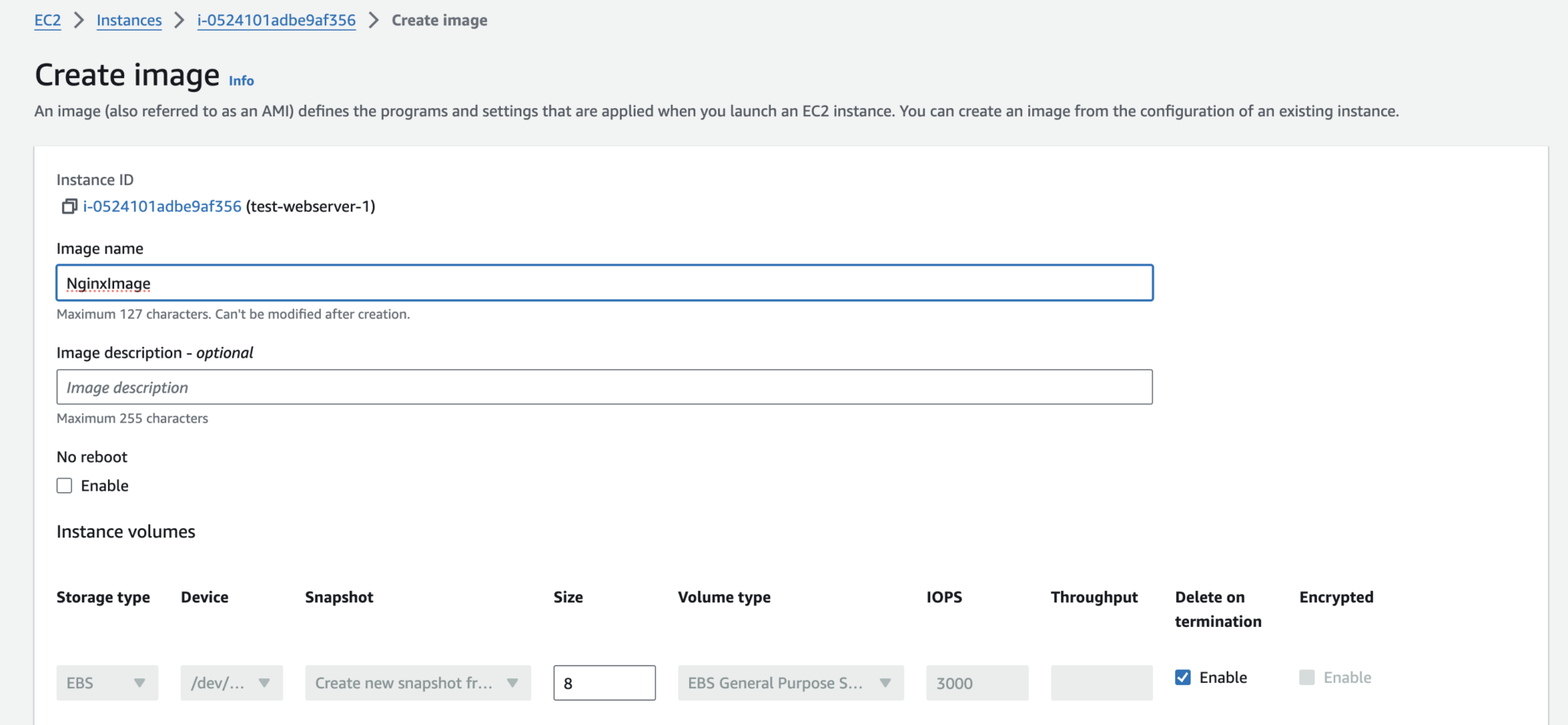 Basic steps to create an AMI – Blog by Jay Mutkawoa (Nitin)